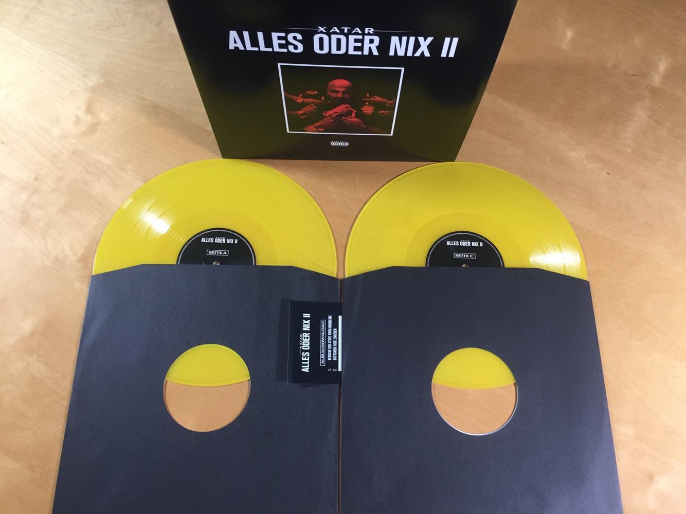 Alles oder Nix 2 Vinyl Inhalt - Deutsche Rapper